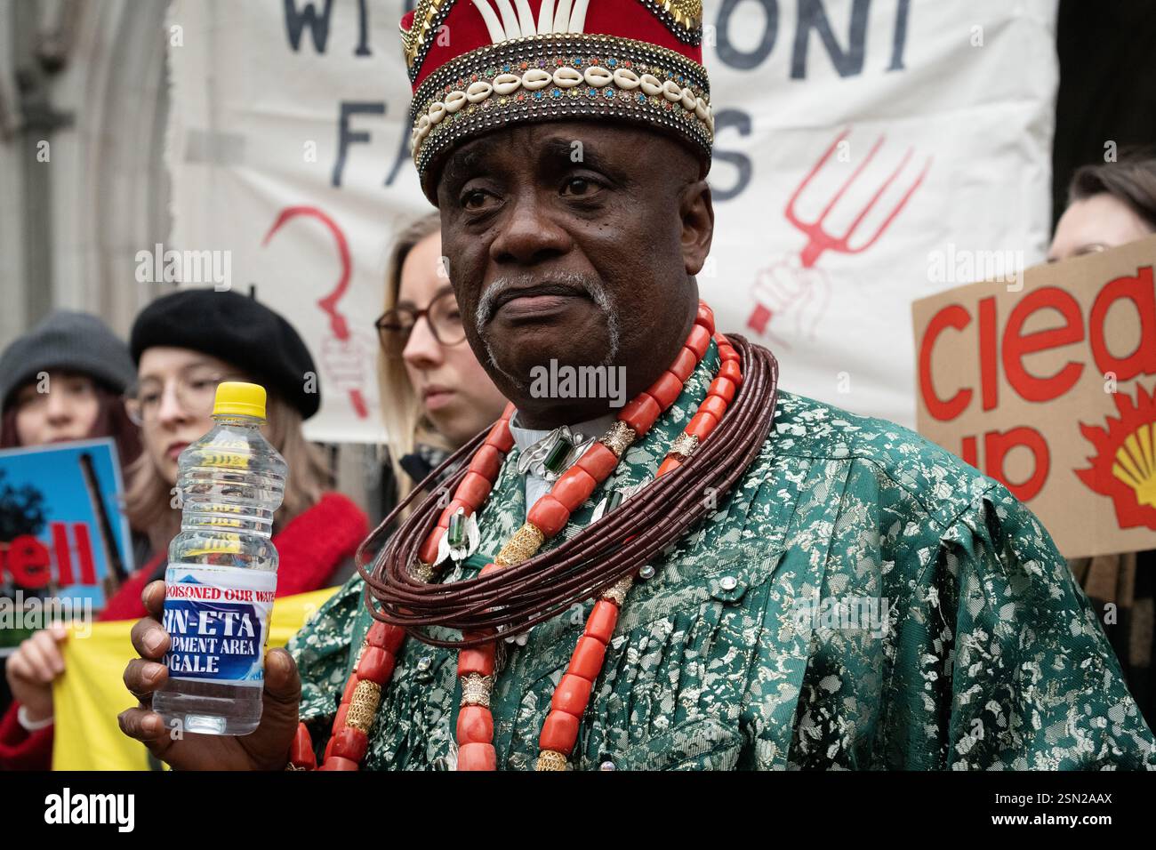 London, UK. 13 February, 2025. His Royal Highness Emere Godwin Bebe ...