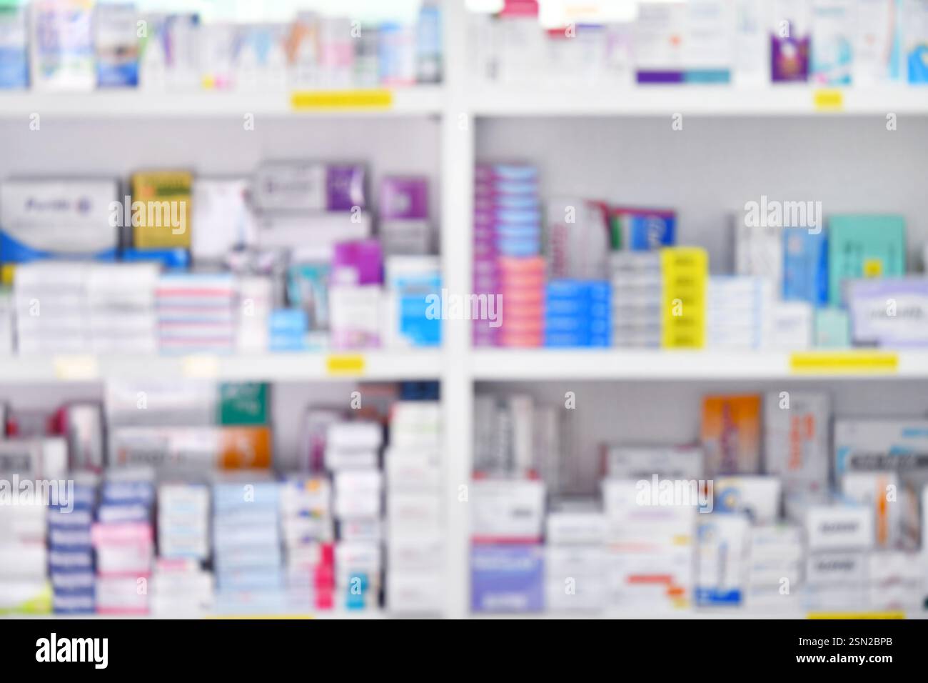 Medicines on shelves in pharmacy hi-res stock photography and images ...