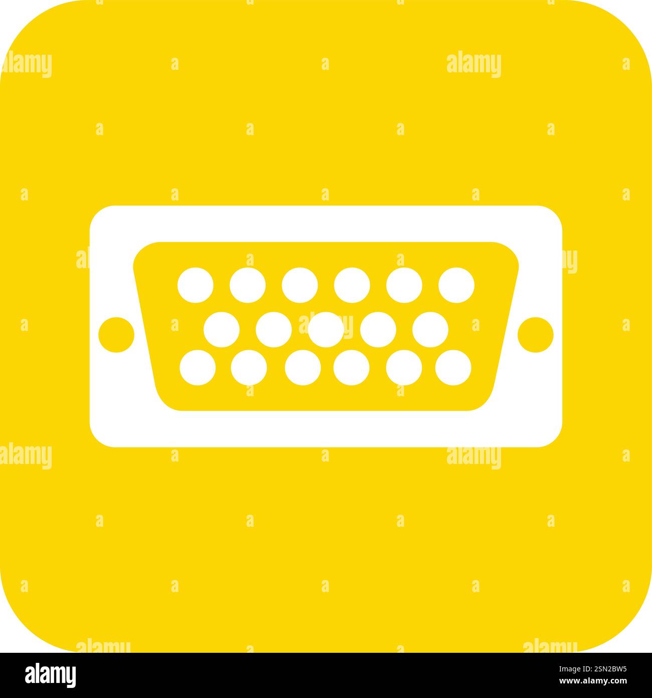 Vga Vector Icon Design Illustration Stock Vector Image & Art - Alamy