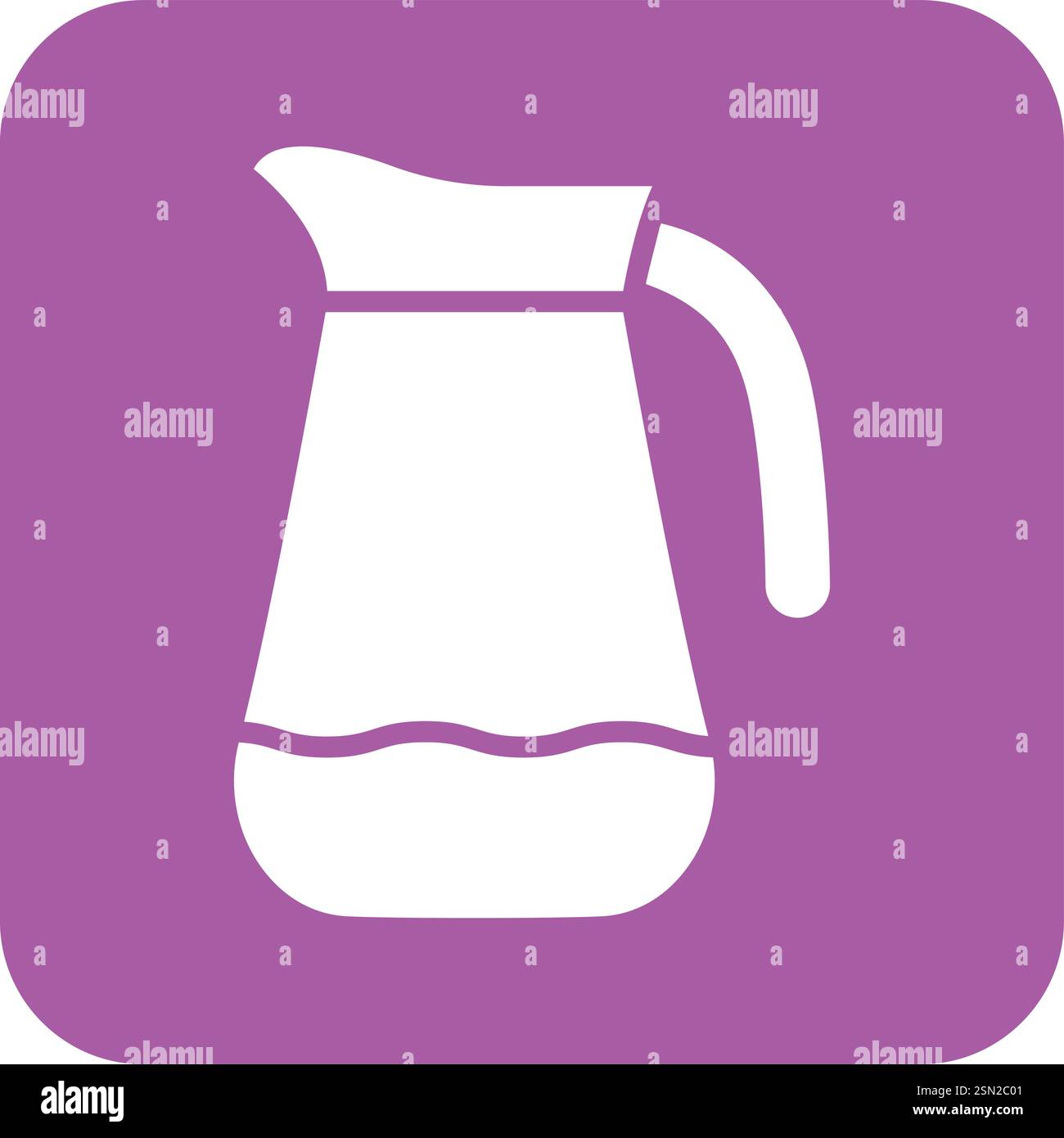 Water jug icon vector Cut Out Stock Images & Pictures - Alamy