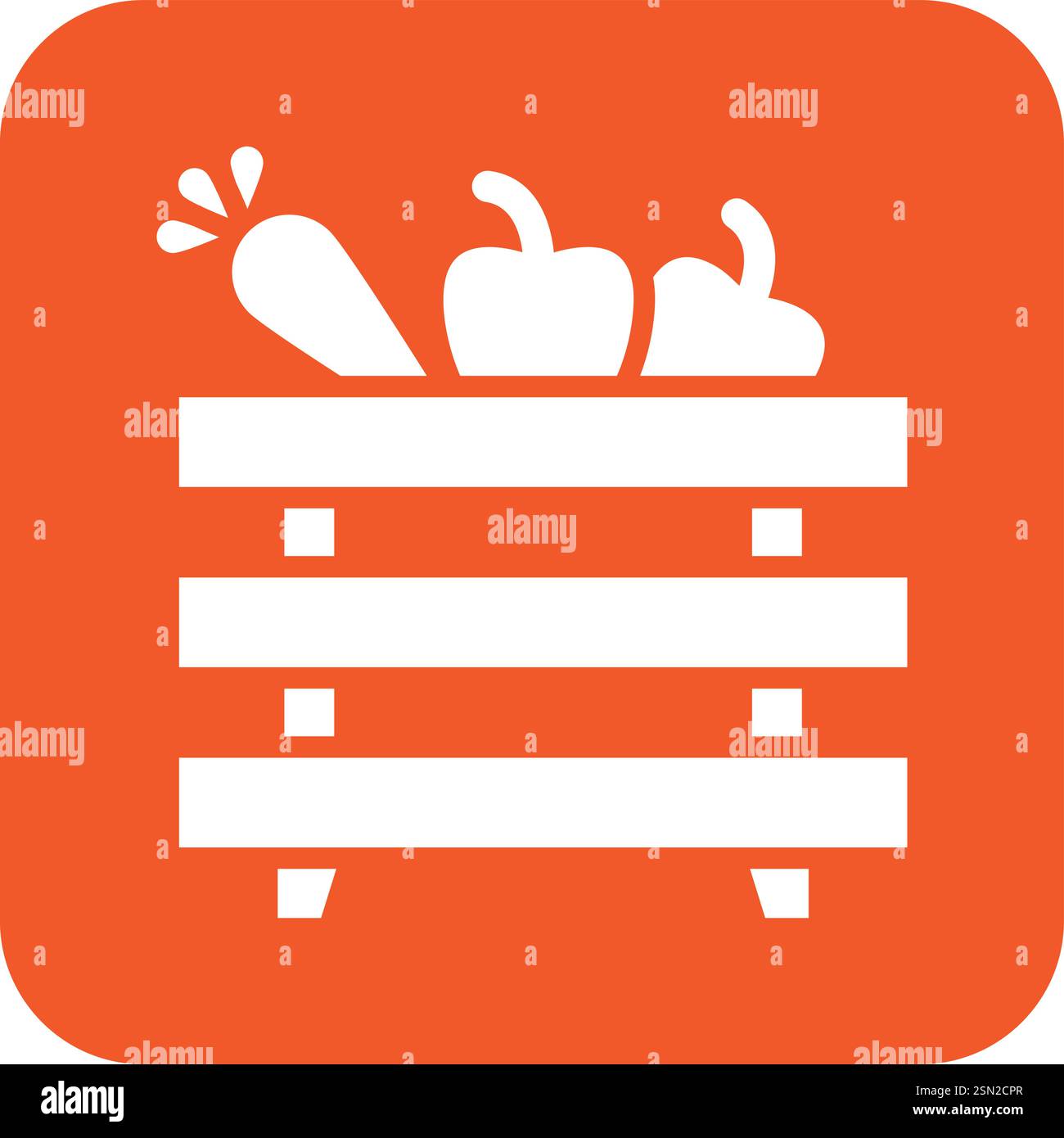 Fruit basket Vector Icon Design Illustration Stock Vector Image & Art ...