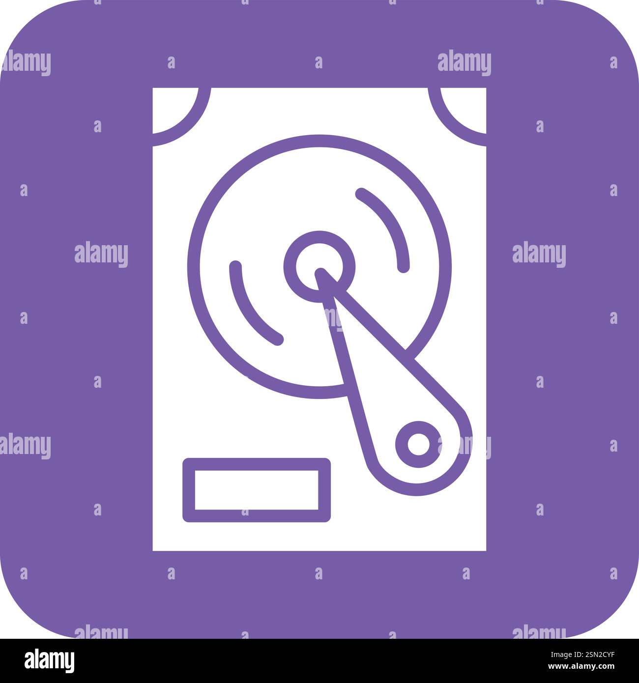 Hard Disk Vector Icon Design Illustration Stock Vector Image & Art - Alamy