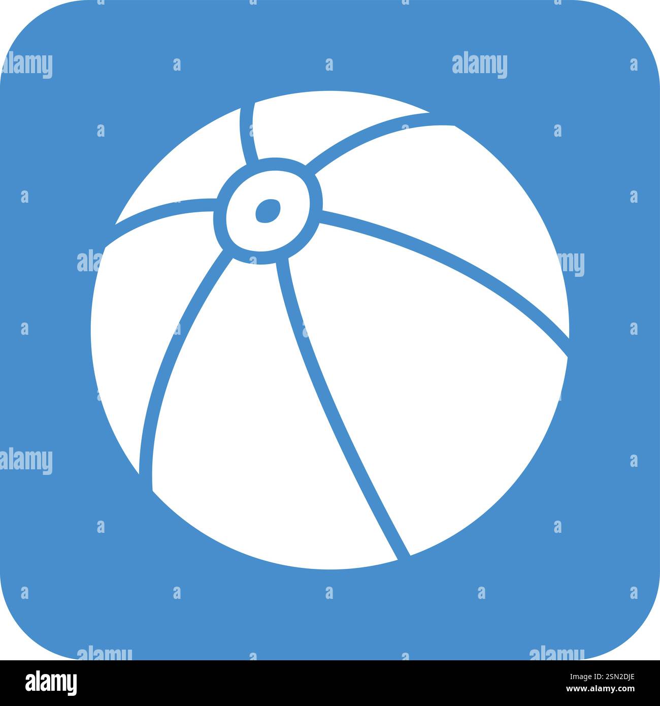 Beach ball Vector Icon Design Illustration Stock Vector Image & Art - Alamy
