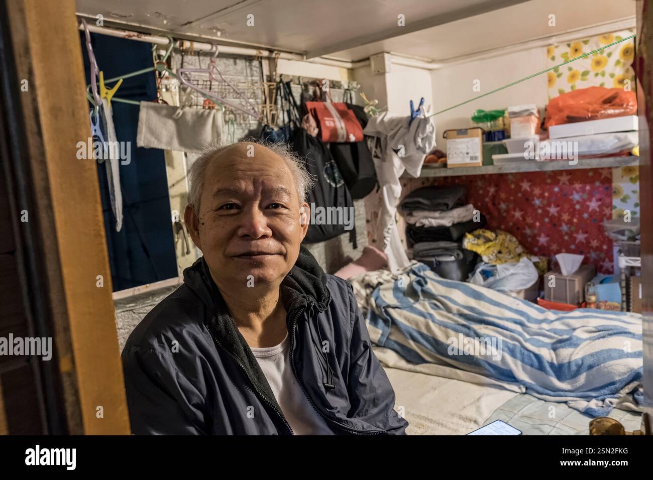 Coffin houses in Hong Kong, China, Asia Stock Photo - Alamy