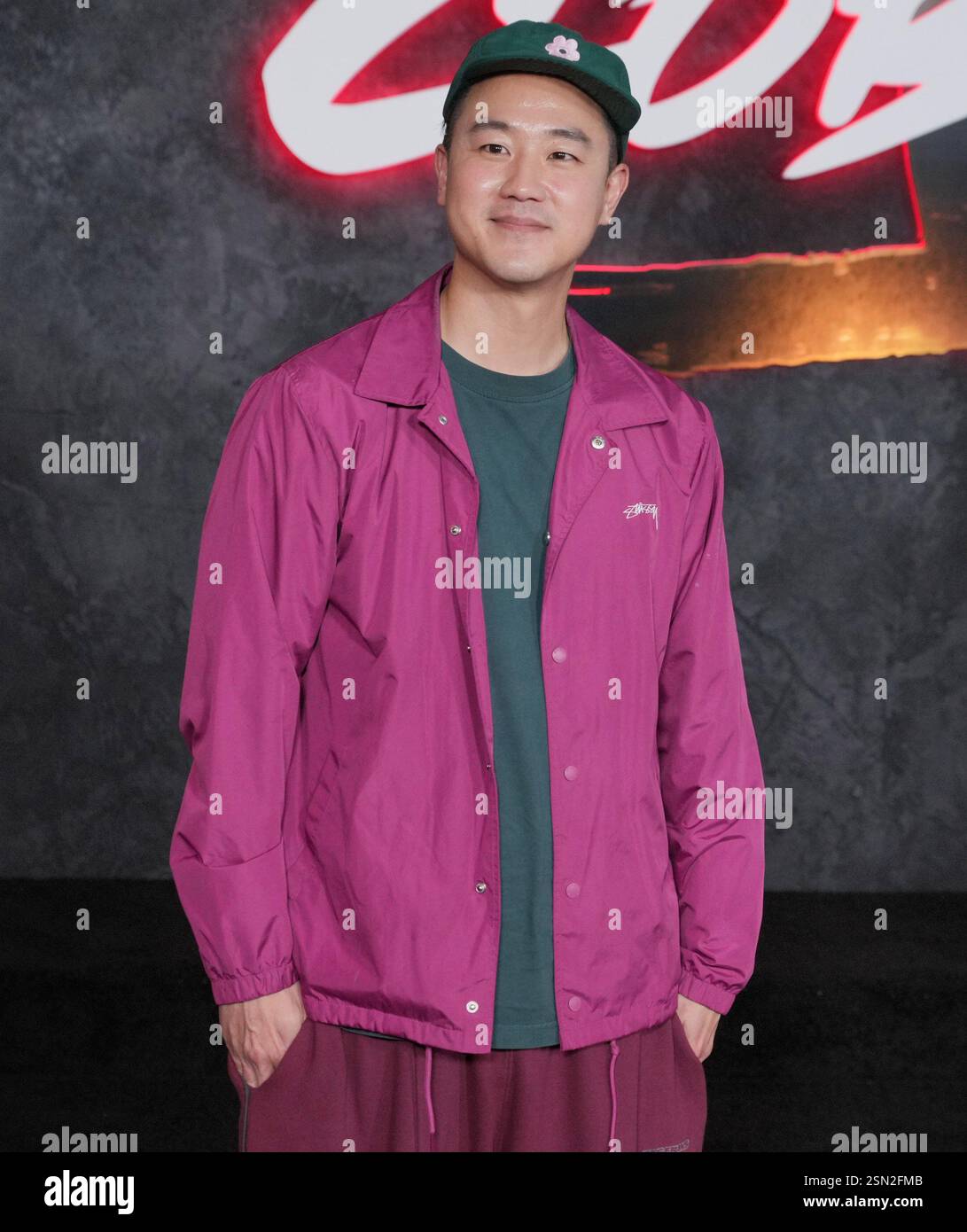 Los Angeles, USA. 12th Feb, 2025. Joe Seo arrives at Netflix's COBRA ...