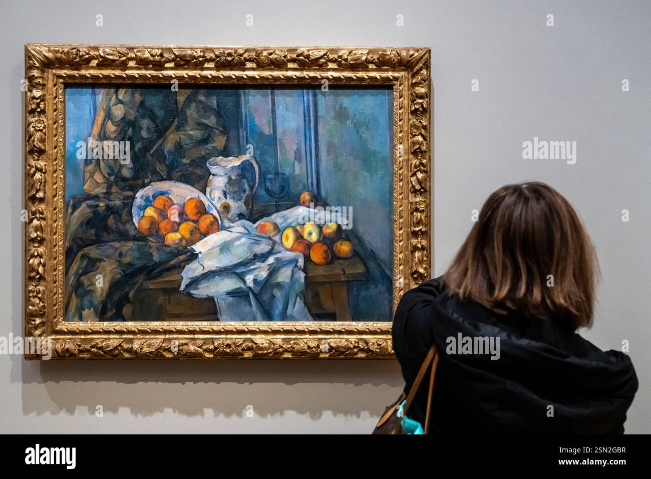 London, UK. 13 February 2025. A visitor views ‘Still Life with Faience ...
