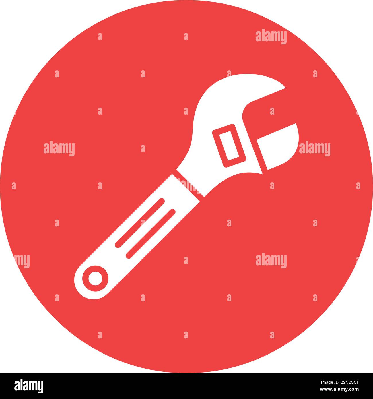 Wrench minimal icons Cut Out Stock Images & Pictures - Alamy