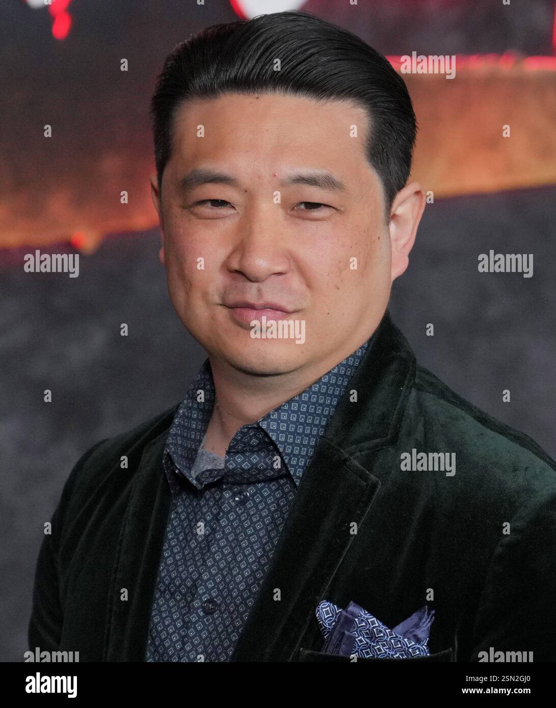 Los Angeles, USA. 12th Feb, 2025. Brian Takahashi arrives at Netflix's ...