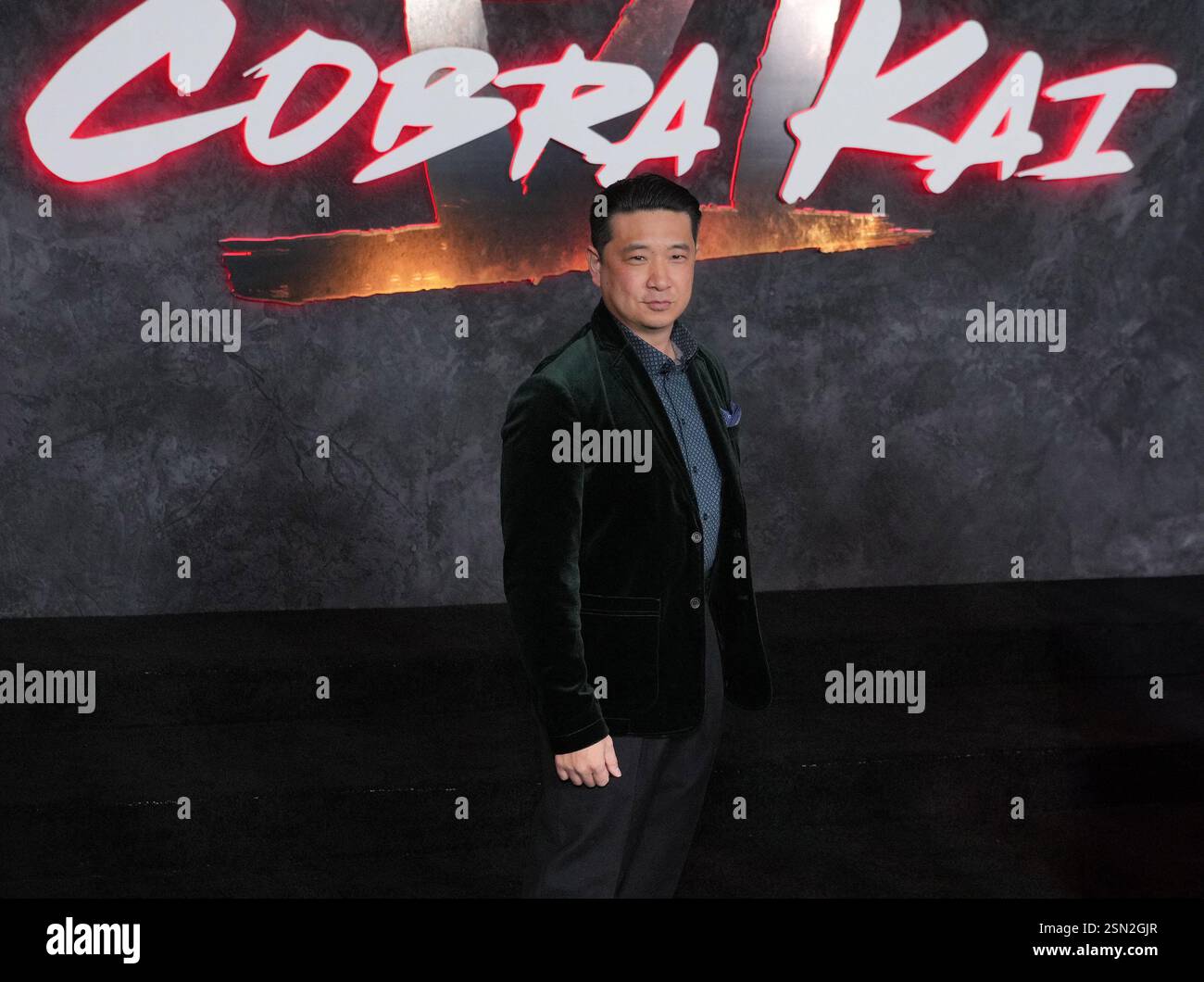 Los Angeles, USA. 12th Feb, 2025. Brian Takahashi arrives at Netflix's ...