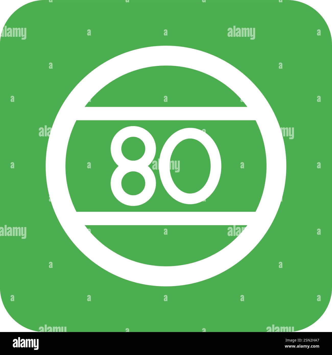 Speed limit Vector Icon Design Illustration Stock Vector Image & Art ...