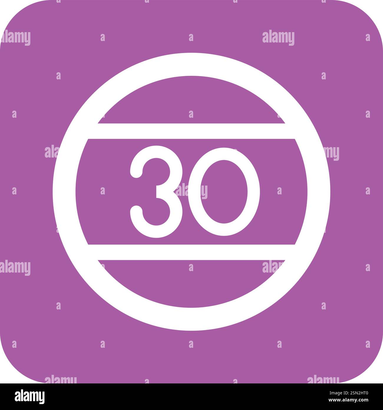 Speed limit Vector Icon Design Illustration Stock Vector Image & Art ...