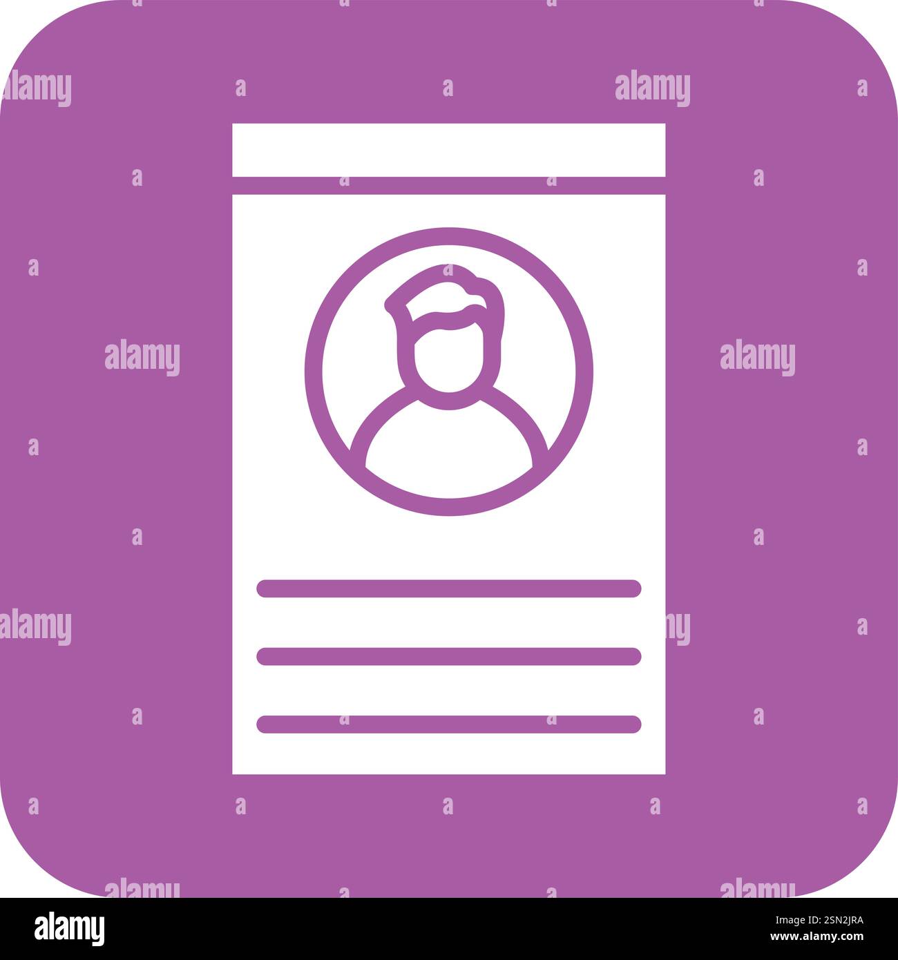 Profile icon vector vectors Stock Vector Images - Alamy