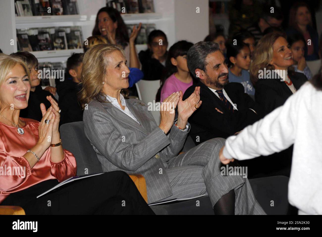Sevilla, Spain. 13th Feb, 2025. Infanta Elena attends the opening of ...