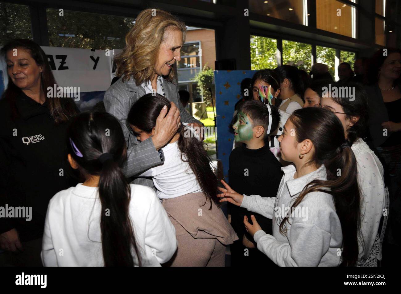 Sevilla, Spain. 13th Feb, 2025. Infanta Elena attends the opening of ...