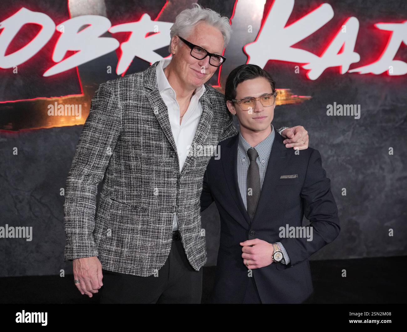 Los Angeles, USA. 12th Feb, 2025. (L-R) Thomas Ian Griffith and Tanner ...