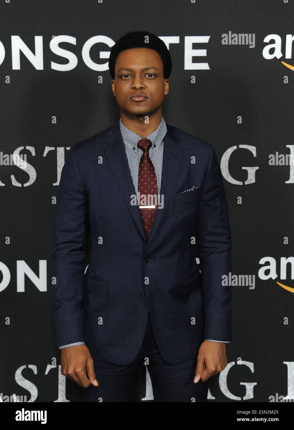 J. Quinton Johnson arriving at the premiere of 'Last Flag Flying' at ...