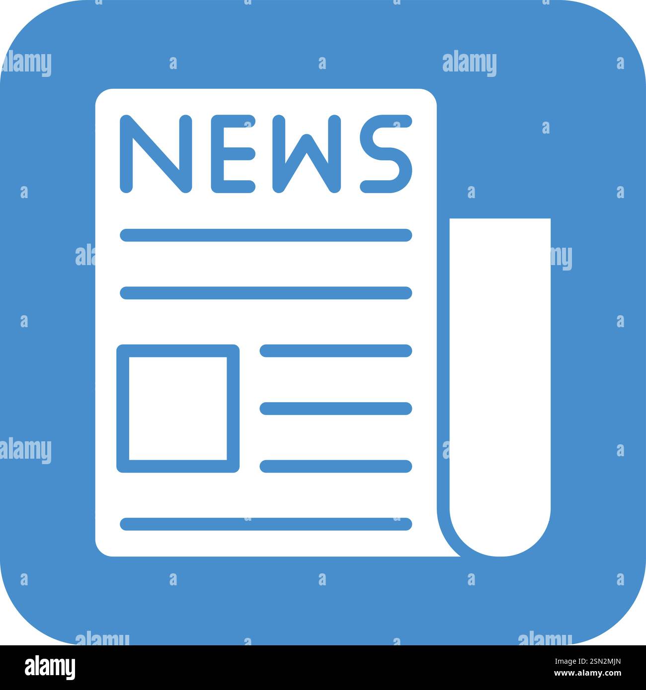 Newspaper Vector Icon Design Illustration Stock Vector Image & Art - Alamy