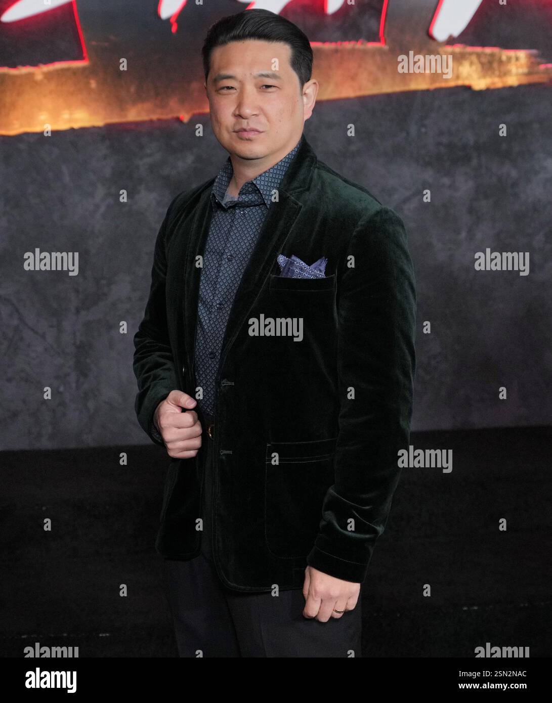 Los Angeles, USA. 12th Feb, 2025. Brian Takahashi arrives at Netflix's ...