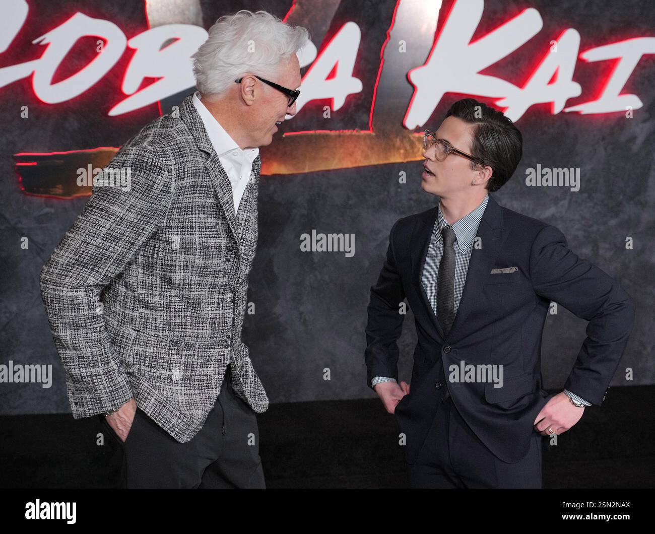 Los Angeles, USA. 12th Feb, 2025. (L-R) Thomas Ian Griffith and Tanner ...