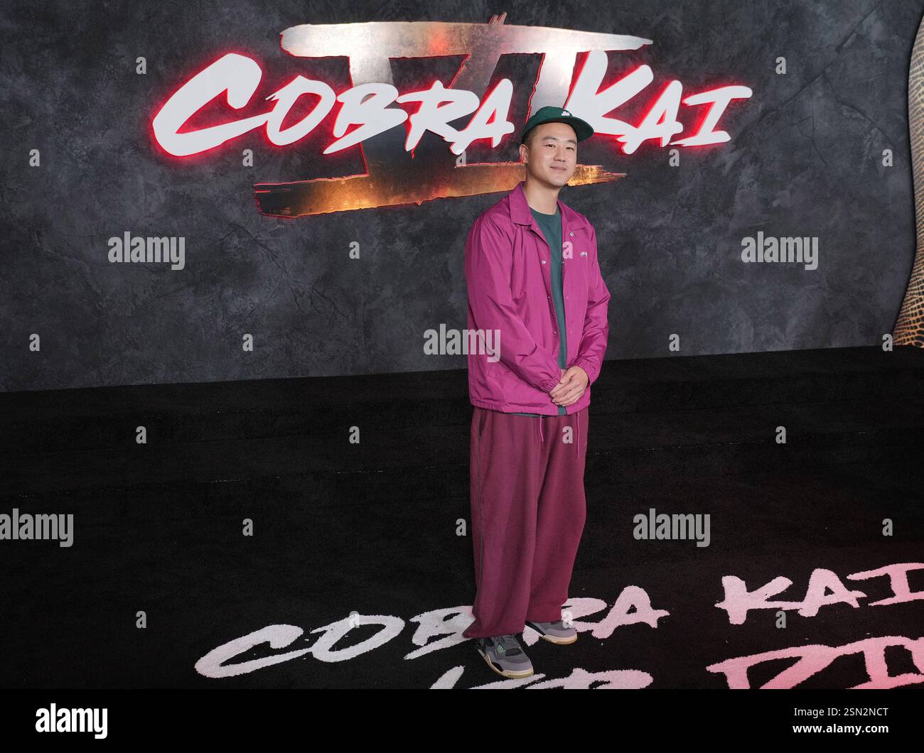 Los Angeles, USA. 12th Feb, 2025. Joe Seo arrives at Netflix's COBRA ...