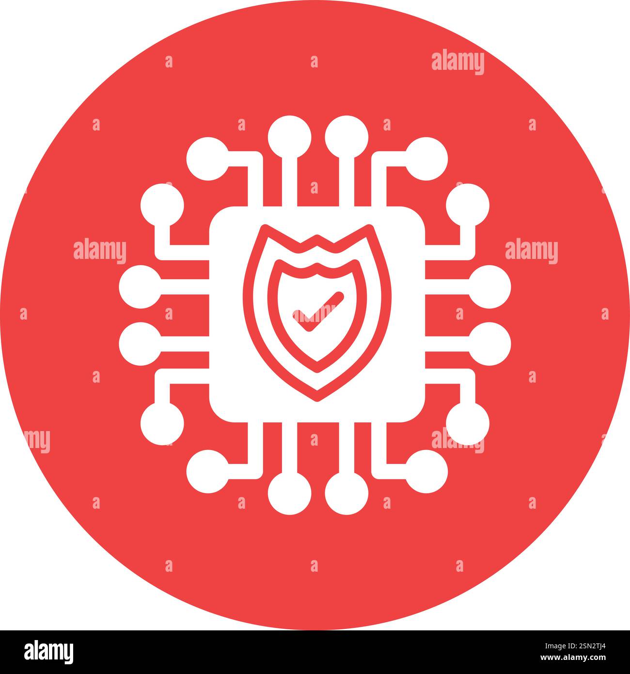 Cyber security Vector Icon Design Illustration Stock Vector Image & Art ...