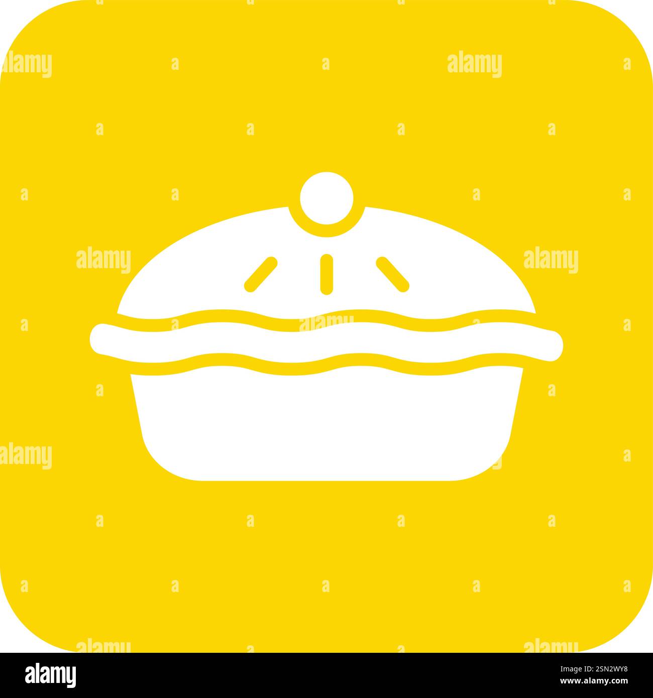 Pie Vector Icon Design Illustration Stock Vector Image & Art - Alamy