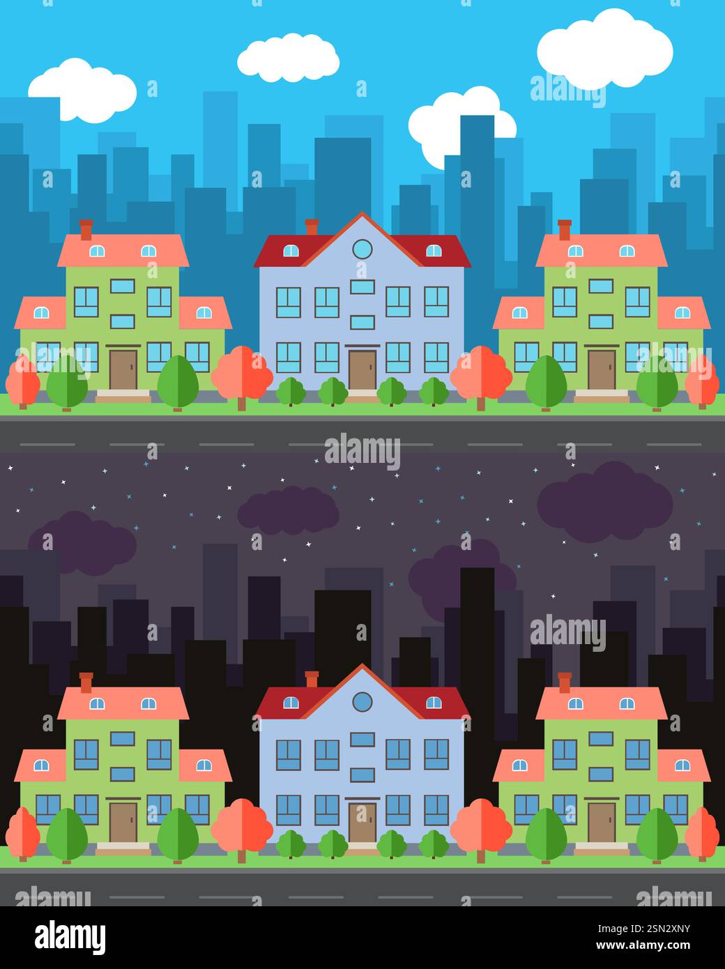 City villa building in Stock Vector Images - Alamy