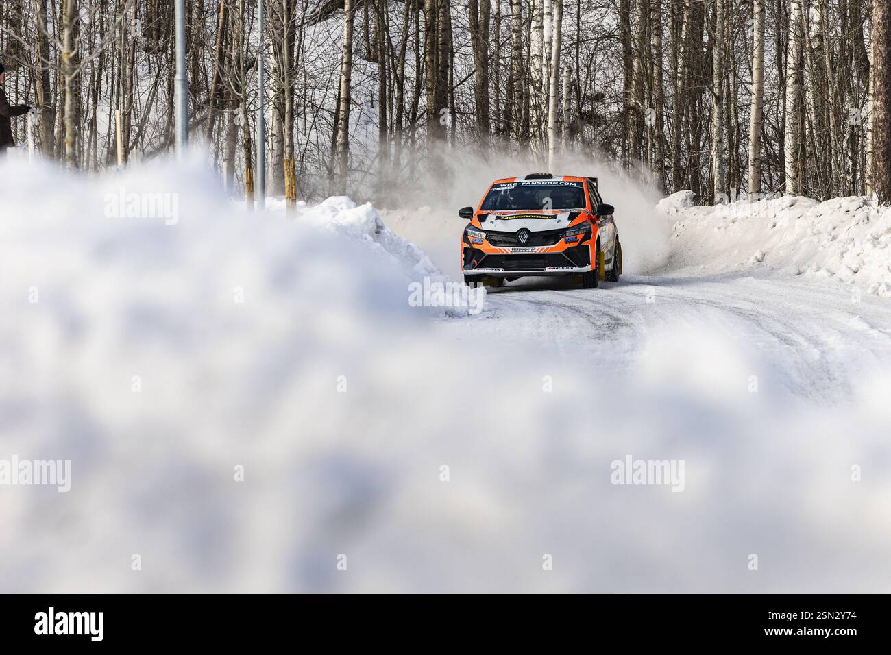 49 Leevi LASSILA, Antti LINNAKETO, Renault Clio Rally3, action during ...