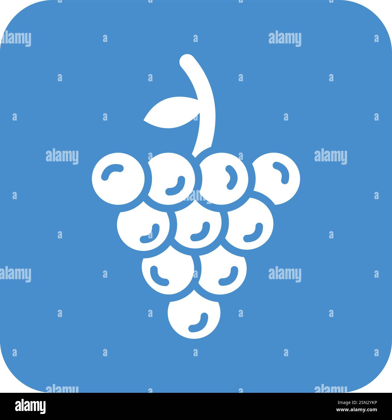 Grapes Vector Icon Design Illustration Stock Vector Image & Art - Alamy