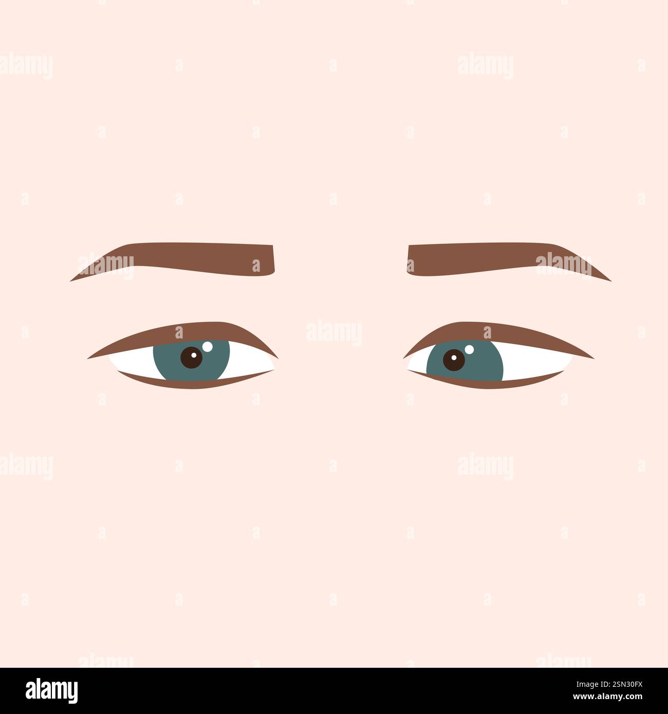 Crossed eye strabismus sight hi-res stock photography and images - Alamy