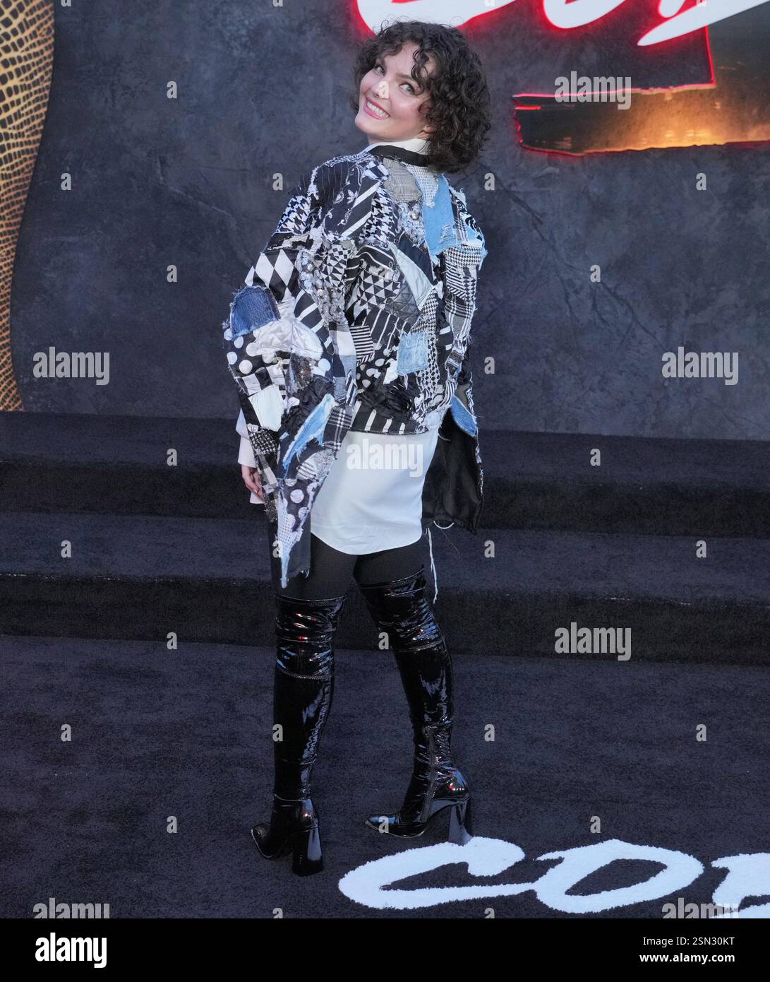 Los Angeles, USA. 12th Feb, 2025. Camren Bicondova arrives at Netflix's ...