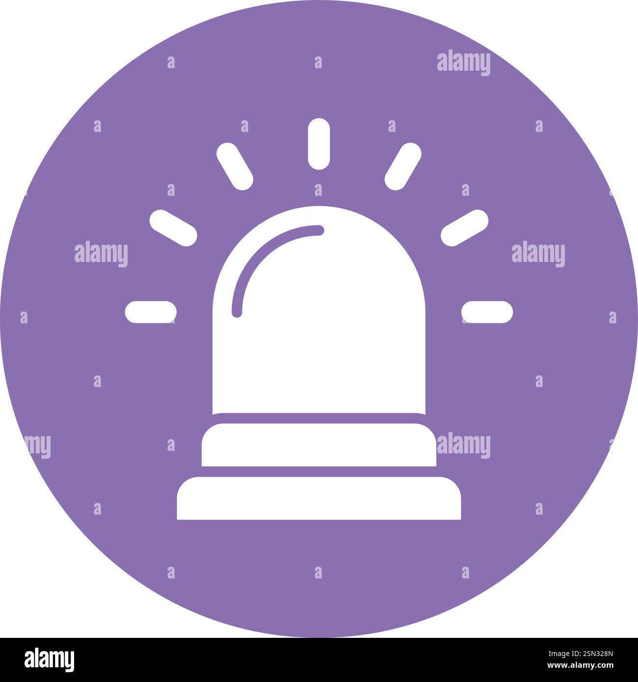 Siren Vector Icon Design Illustration Stock Vector Image & Art - Alamy