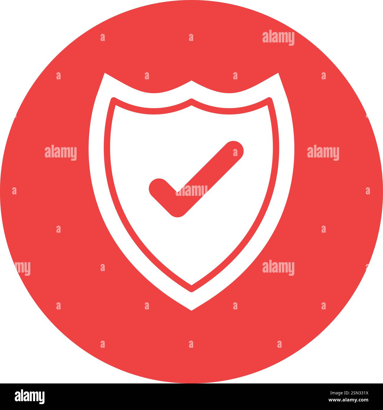 Secure Vector Icon Design Illustration Stock Vector Image & Art - Alamy