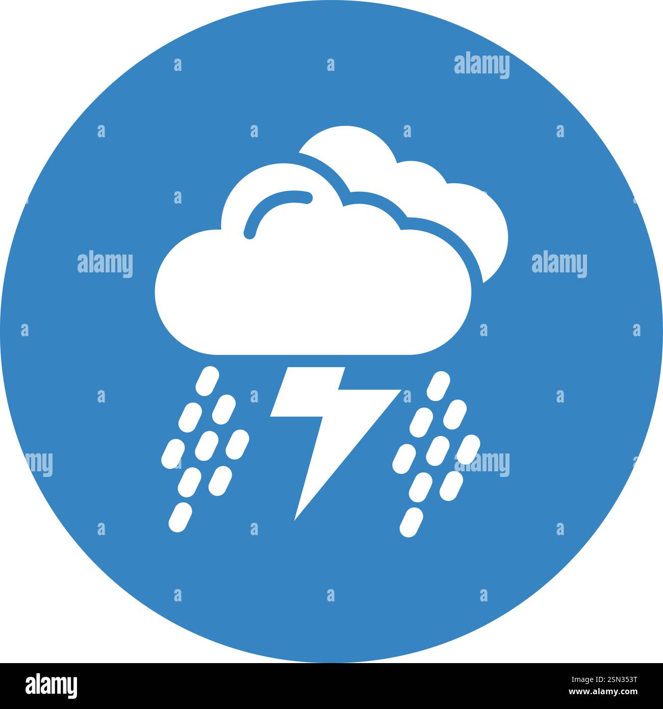 Thunder vector vectors hi-res stock photography and images - Alamy