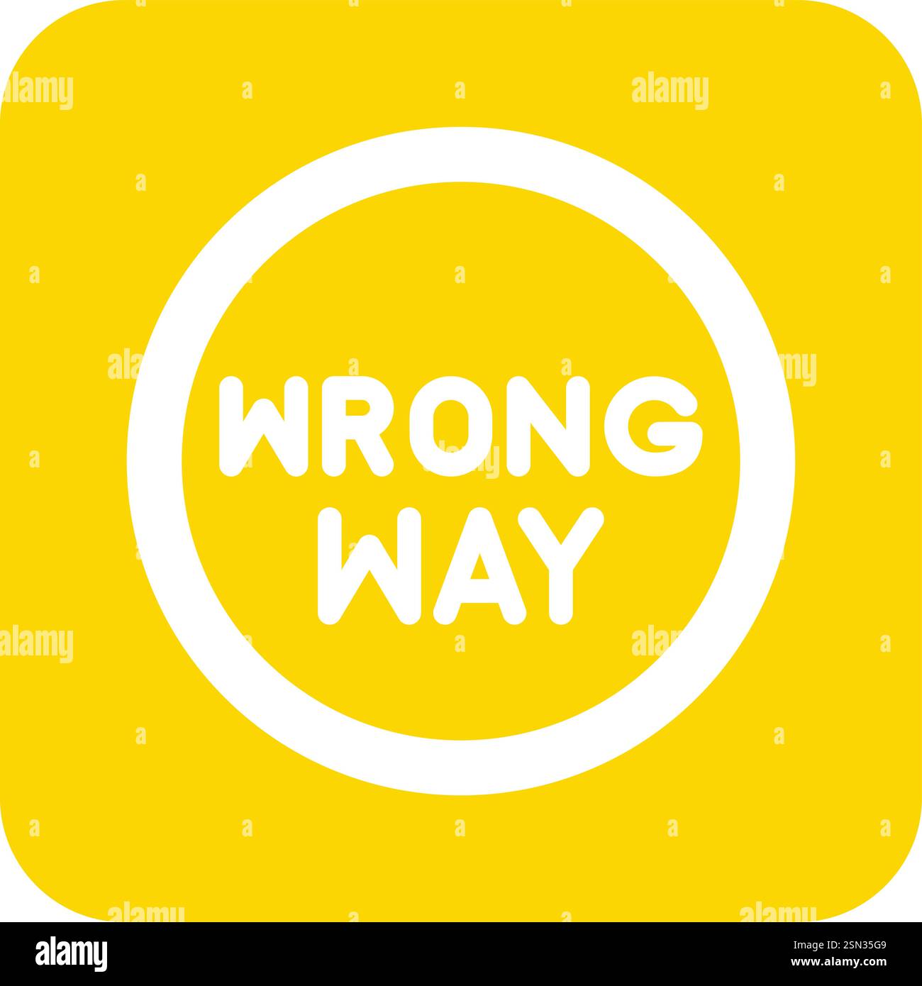 Wrong way symbol Stock Vector Images - Alamy