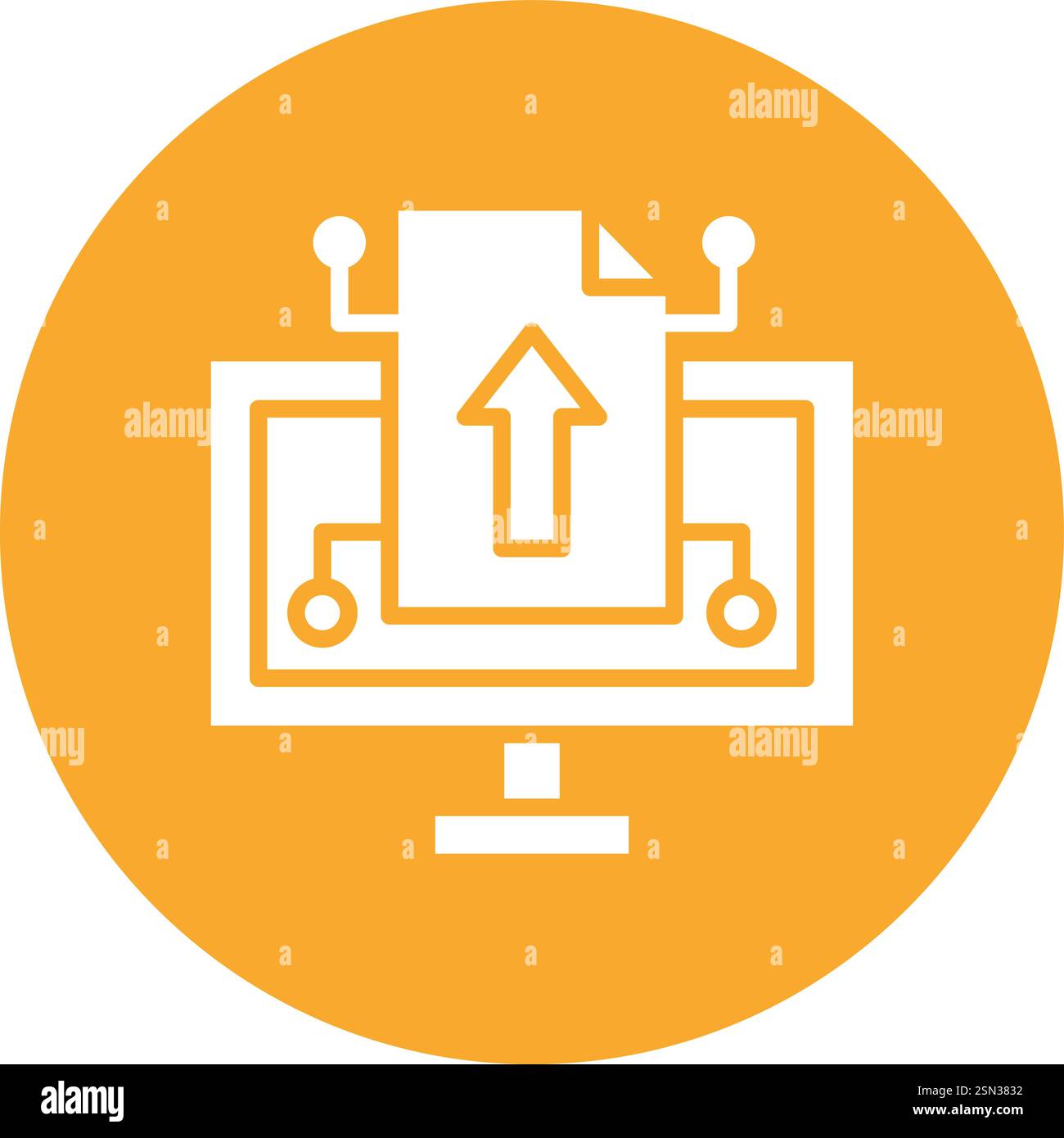 File sharing Vector Icon Design Illustration Stock Vector Image & Art ...