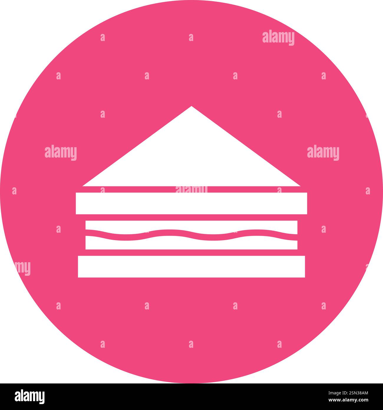 Sandwich Vector Icon Design Illustration Stock Vector Image & Art - Alamy