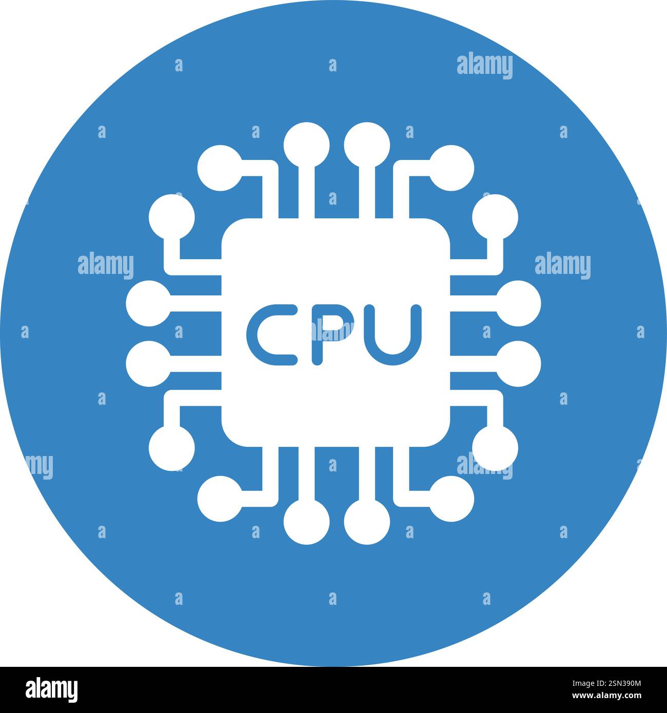Cpu logo design hi-res stock photography and images - Alamy