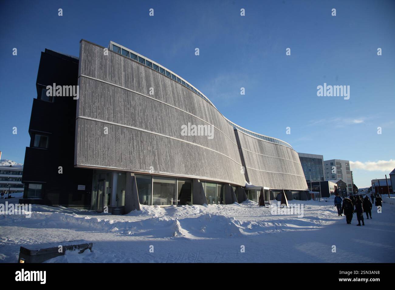 Nuuk, Greenland. 04th Feb, 2025. View of Katuaq, the cultural center of ...