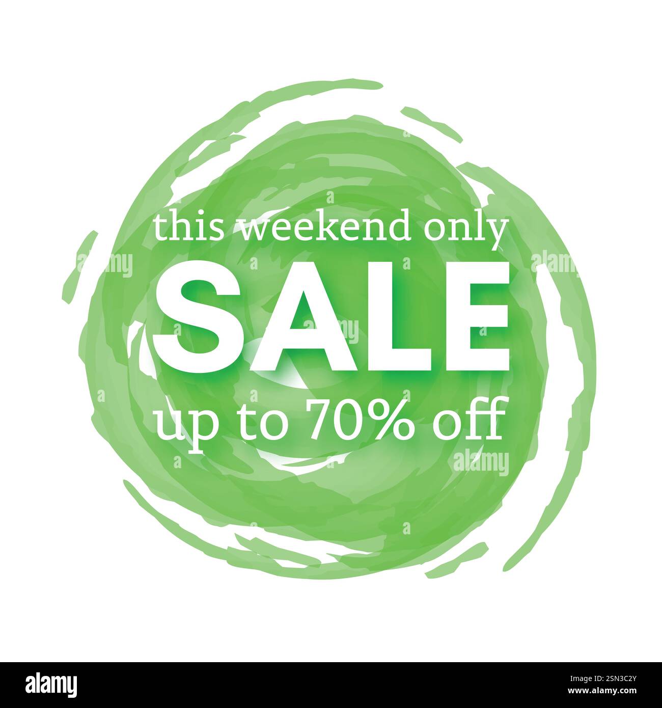 Sale this weekend only up to 70% off sign with shadow over red ...