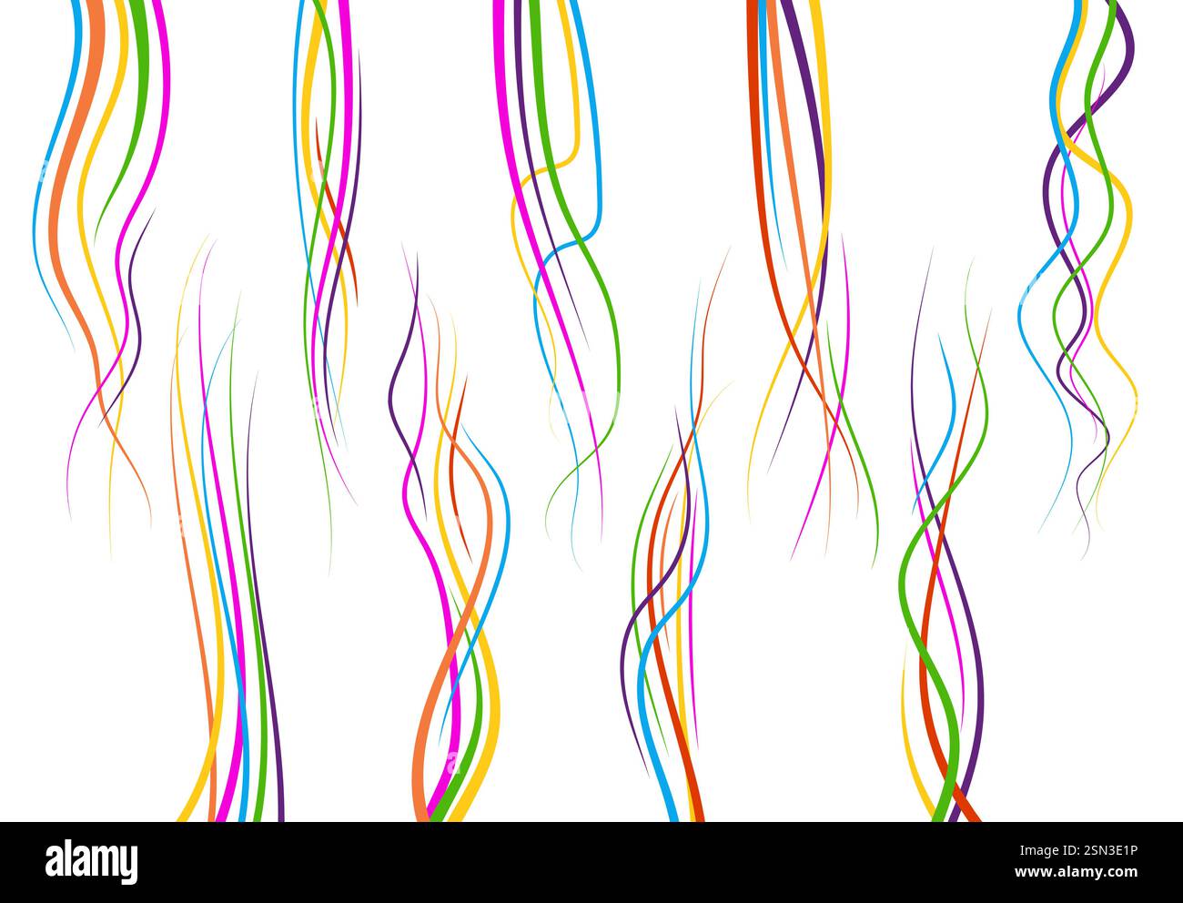 Red light blue lines vector Cut Out Stock Images & Pictures - Alamy