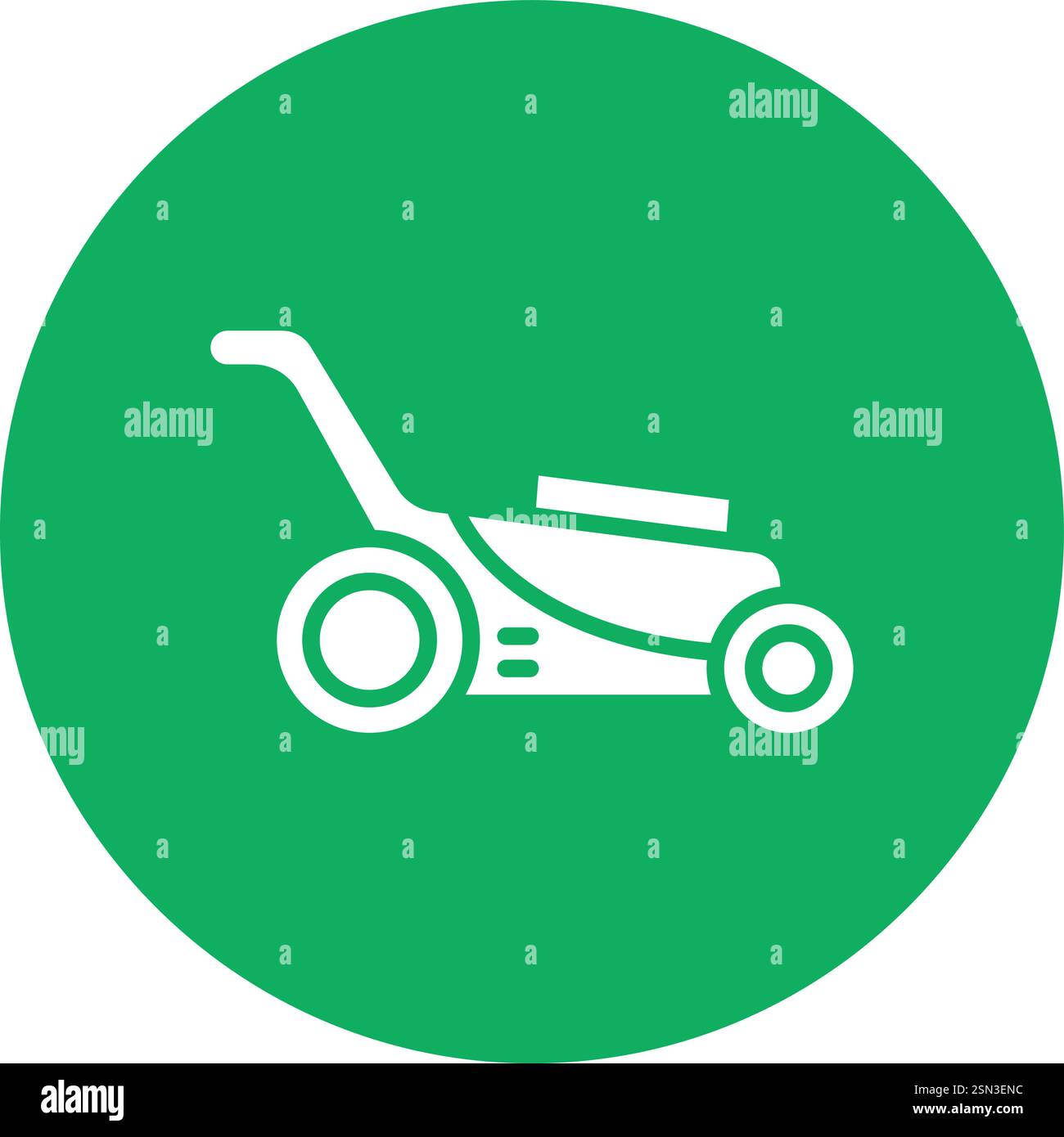 Lawn mower Vector Icon Design Illustration Stock Vector Image & Art - Alamy
