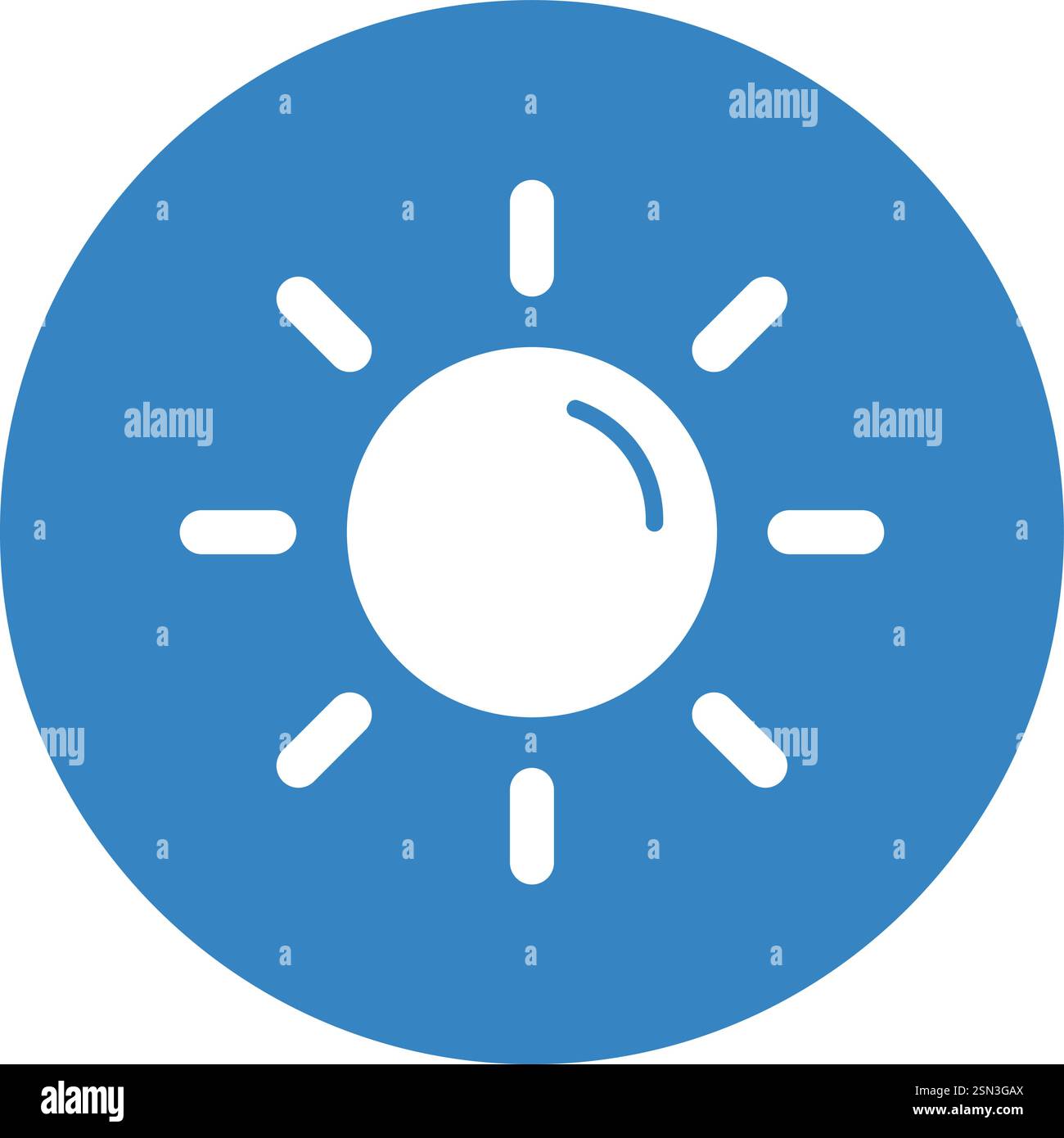 Sun Vector Icon Design Illustration Stock Vector Image & Art - Alamy