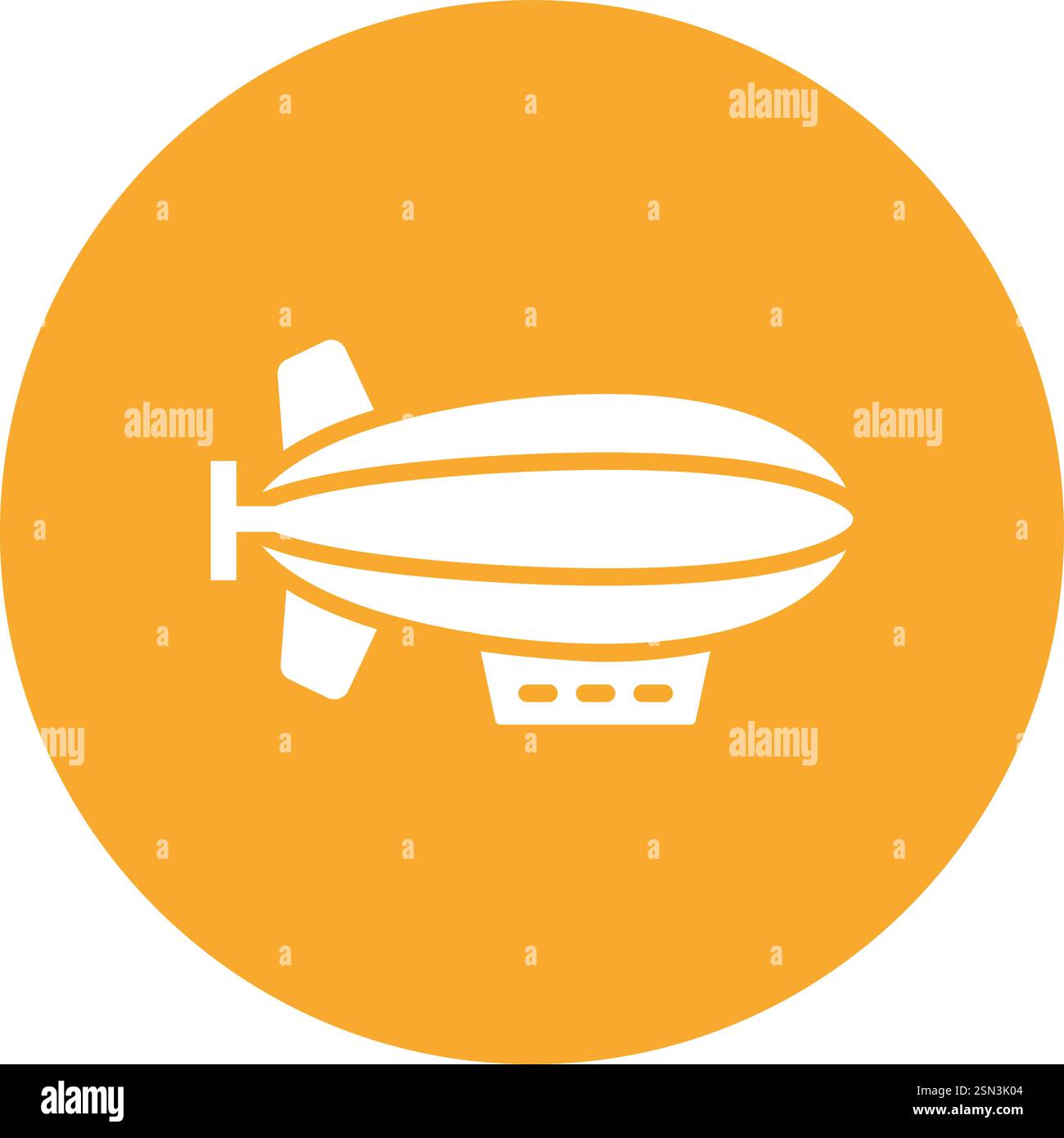 Zeppelin Vector Icon Design Illustration Stock Vector Image & Art - Alamy