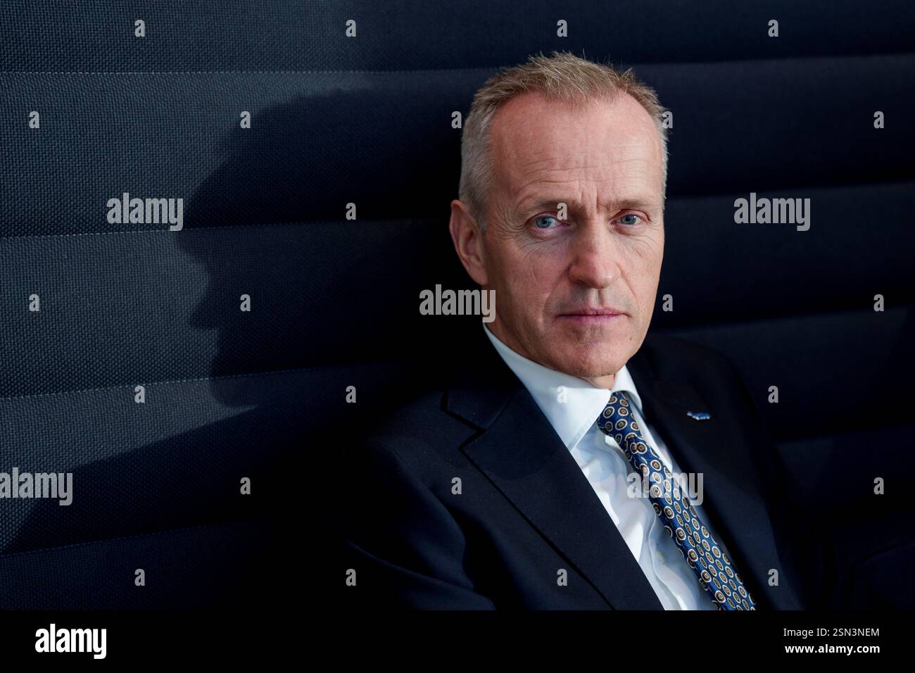 Oslo 20250213. CEO Nils K. Selte after the presentation of Orkla's ...