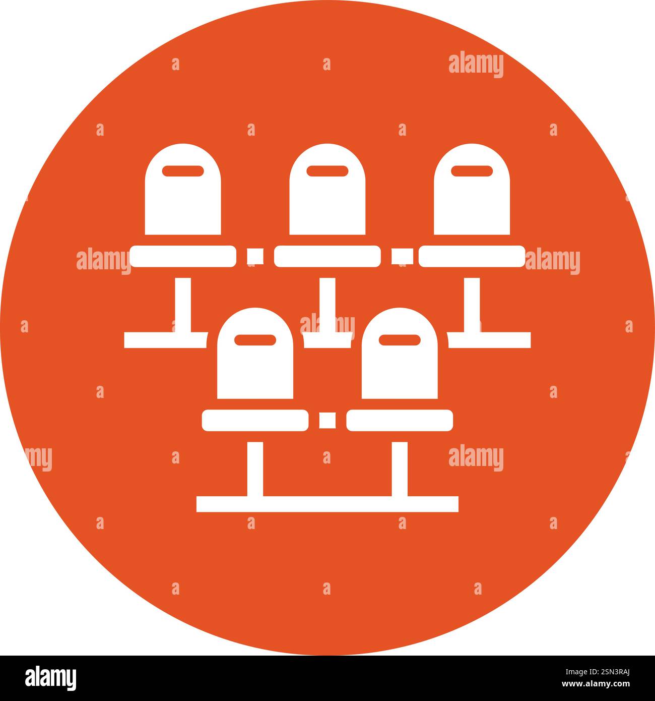 Waiting room Vector Icon Design Illustration Stock Vector Image & Art ...