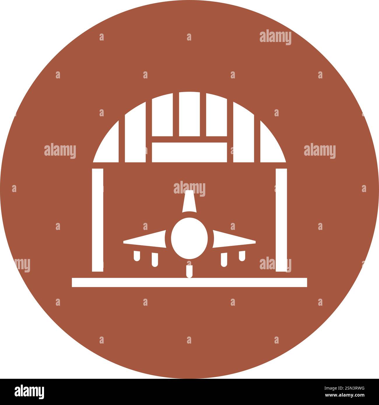 Hangar Vector Icon Design Illustration Stock Vector Image & Art - Alamy