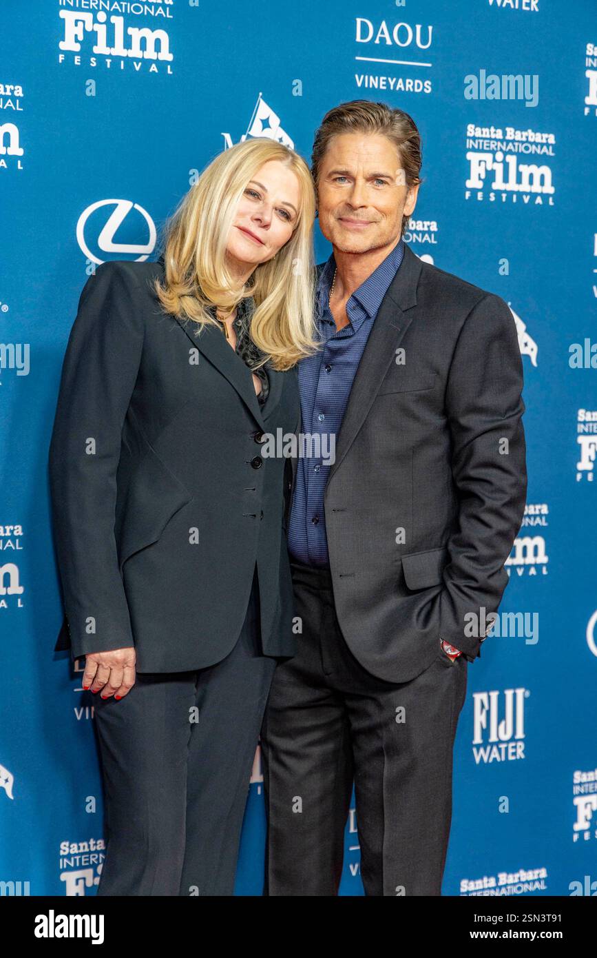 Red carpet arrivals: (Rob Lowe Spouse) Sheryl Berkoff and Presenter Rob ...