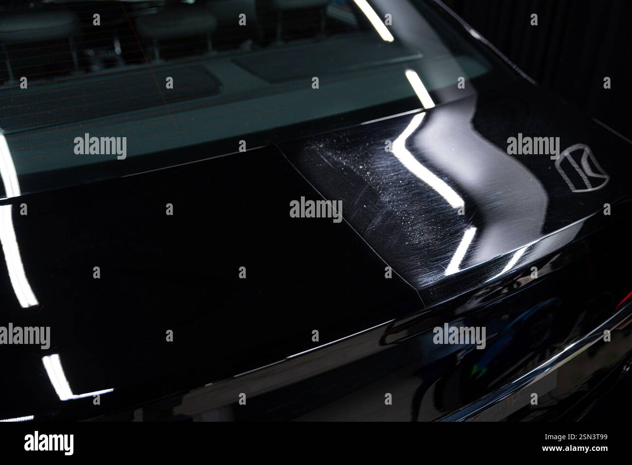 Spectacular before-and-after paint correction reveals swirl removal ...