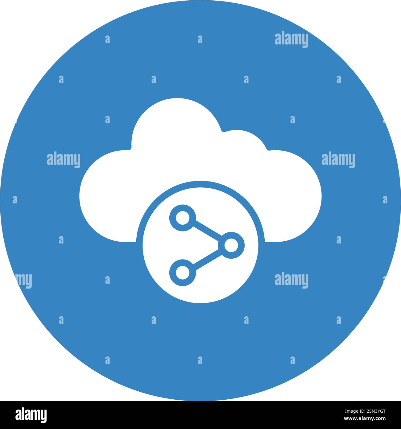 Sharing content Vector Icon Design Illustration Stock Vector Image ...